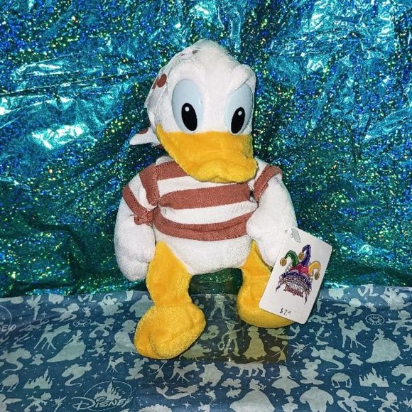 Disney | Toys | Vintage Disnseyland Exclusive Pirate Donald Duck Bean ...